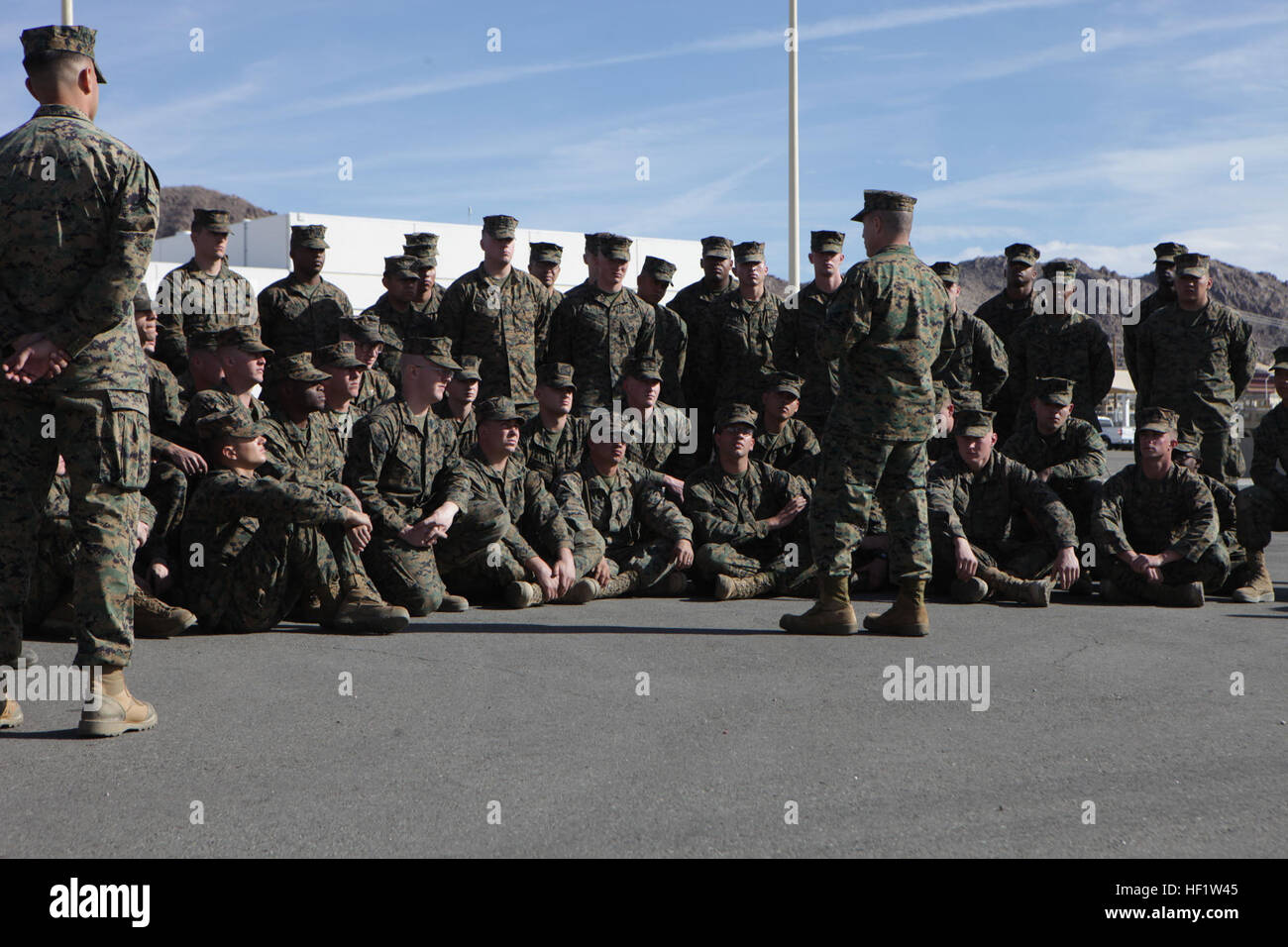 Col. Gregory Lemons, the commanding officer of Combat Logistics ...