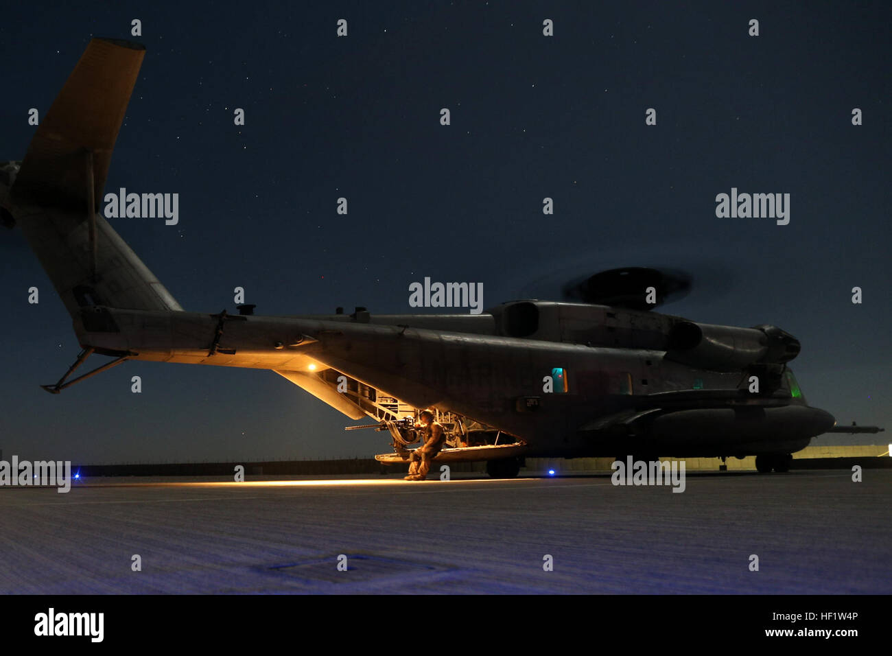 A CH-53E Super Stallion assigned to Marine Heavy Helicopter Squadron ...