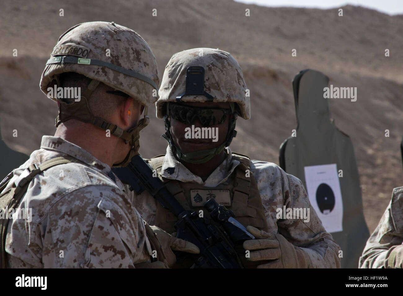 Marines from Headquarters and Service Company, 3rd Battalion, 7th ...