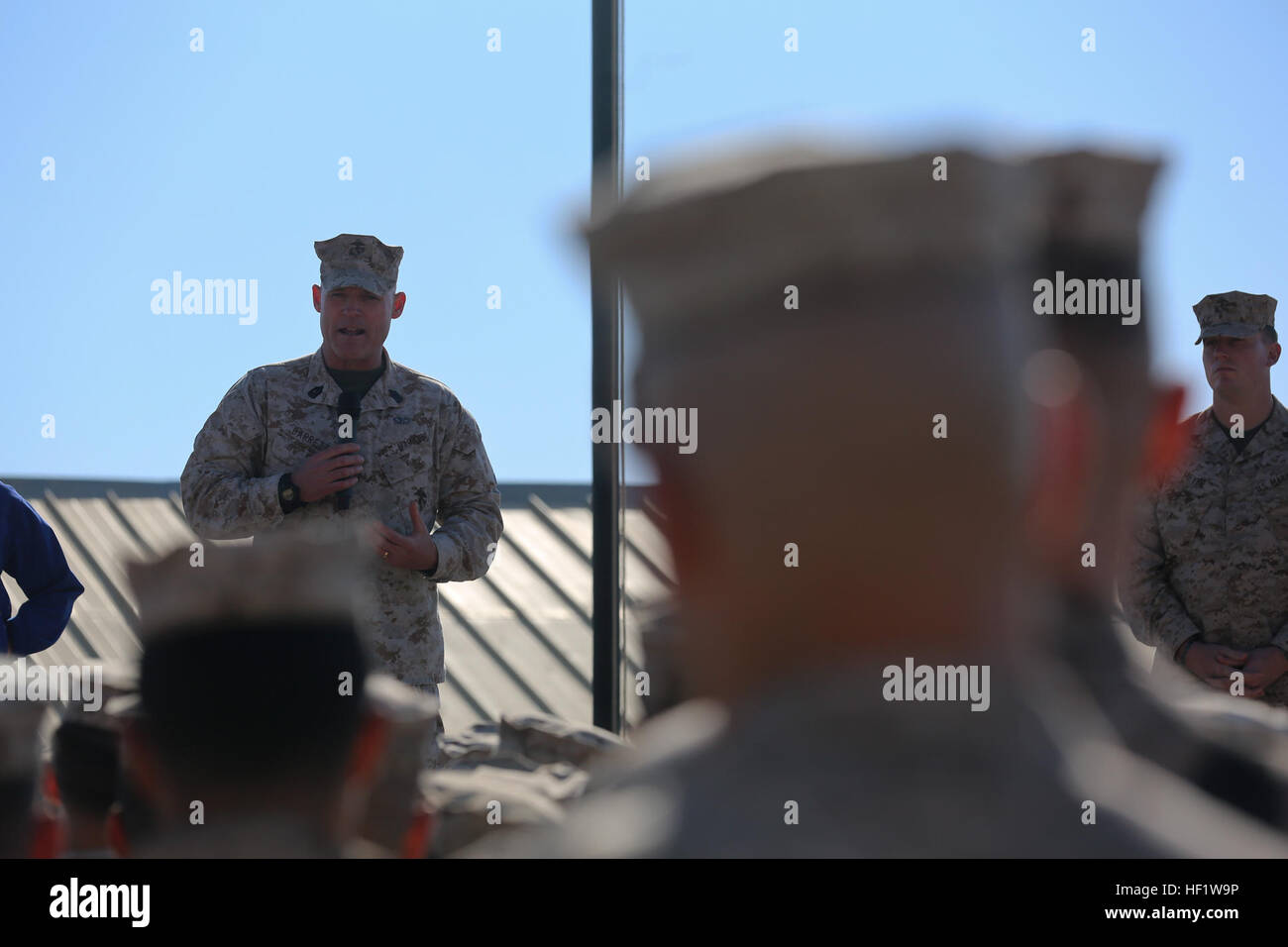 U.S. Marine Corps Sgt. Maj. Micheal P. Barrett, Sergeant Major of the ...