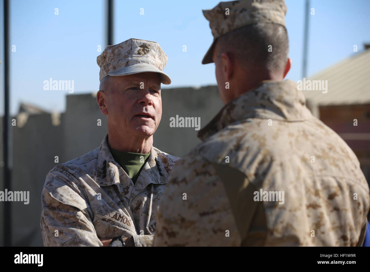 U.S. Marine Corps Gen. James F. Amos, Commandant of the Marine Corps ...