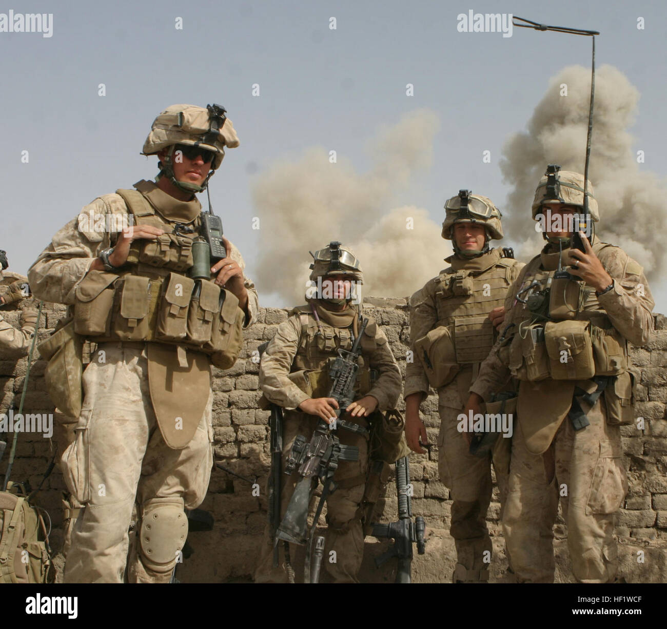 Marines with Alpha Company, 1st Battalion, 6th Marine Regiment, 24th ...