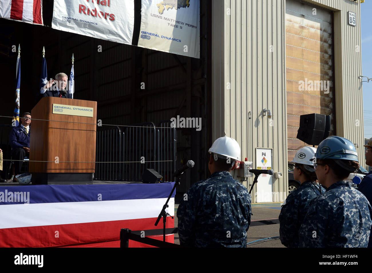 Secretary of the Navy Ray Mabus answers questions from Sailors assigned ...