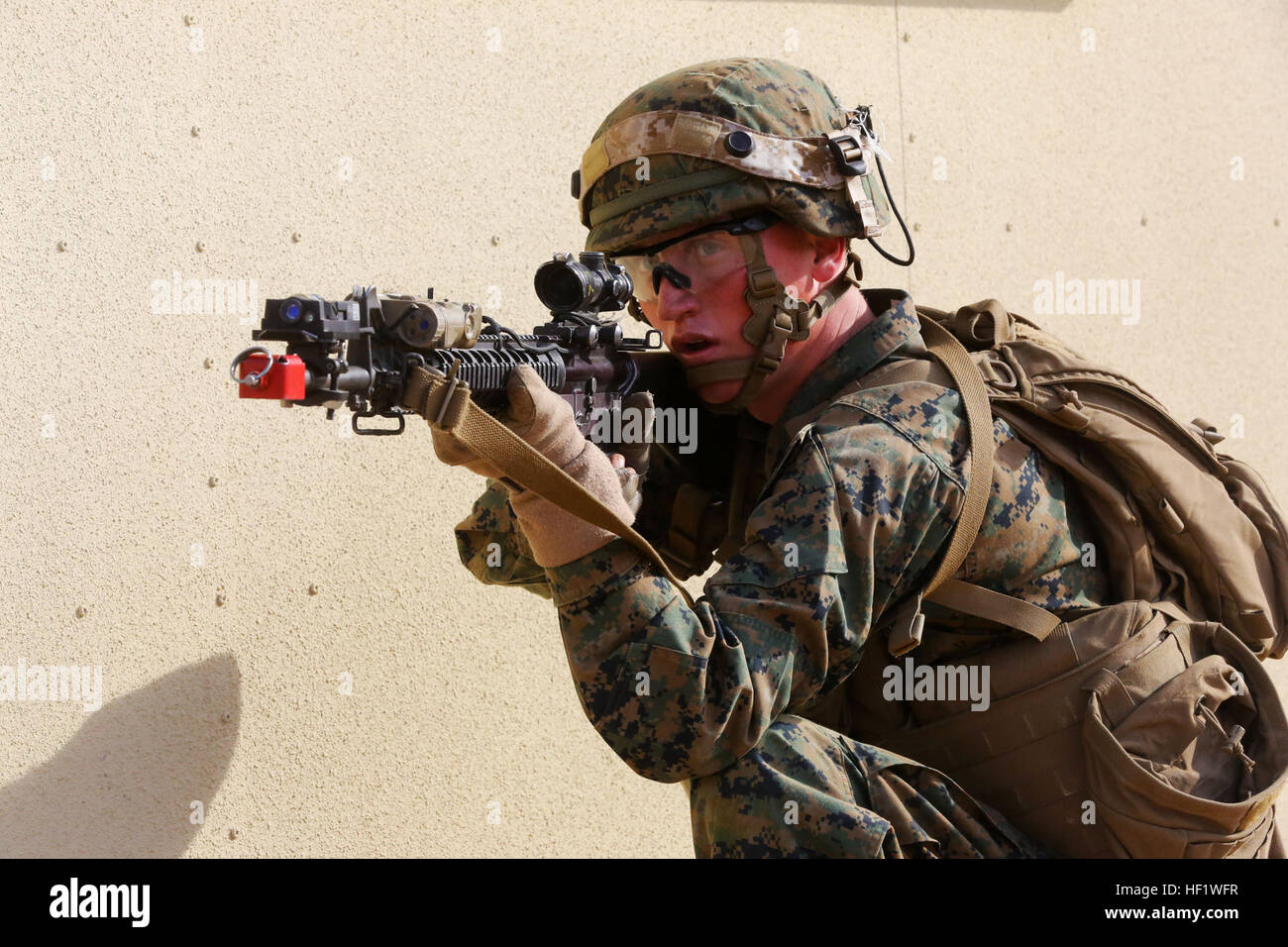 Lance Cpl. Hayden Parker, rifleman, Alpha Company, 1st Battalion, 5th ...