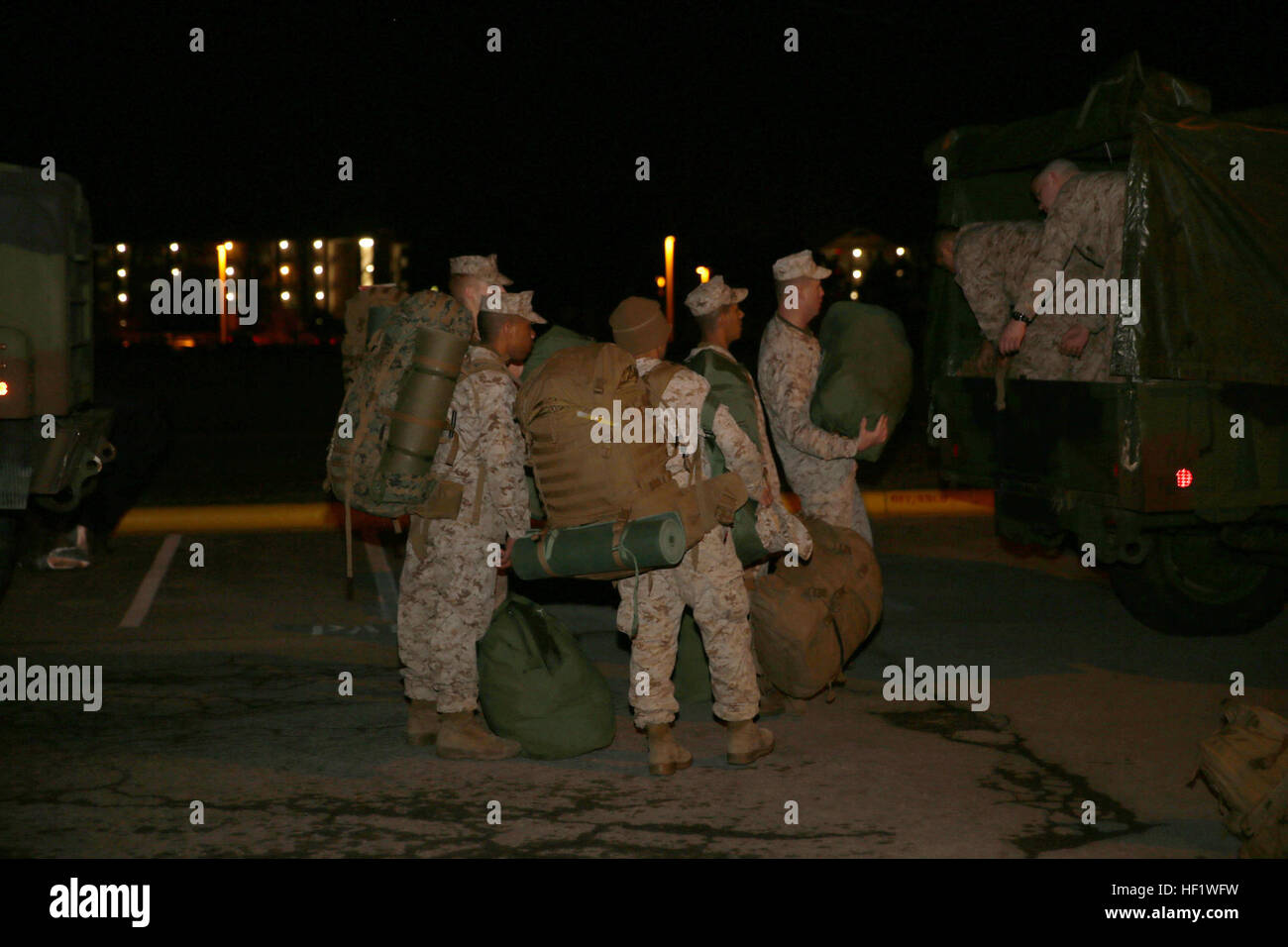 Marines and sailors with Combat Logistics Battalion 24, Combat ...