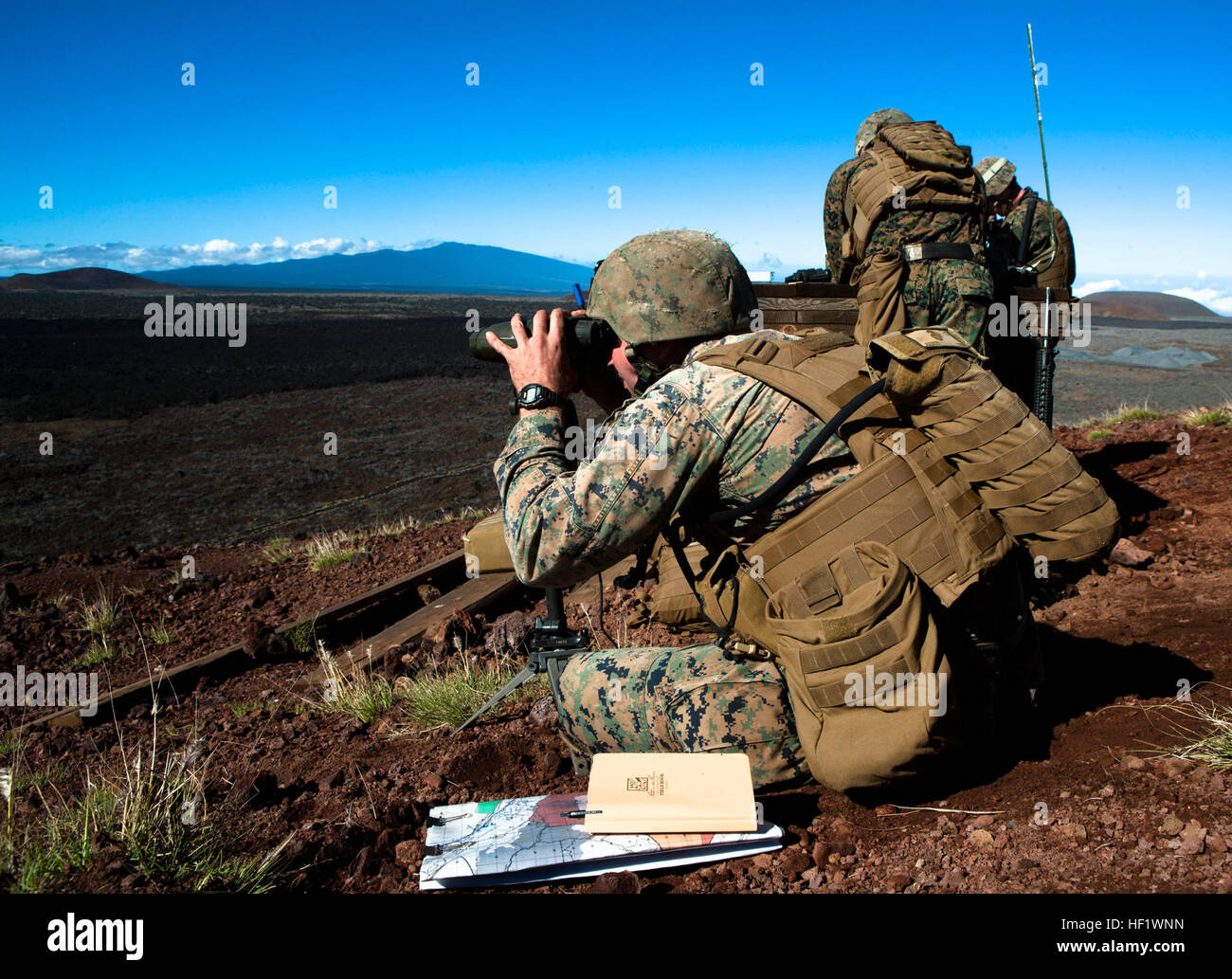 U.S. Marine Corps Lance Cpl. Thomas A. Arko, forward observer with ...