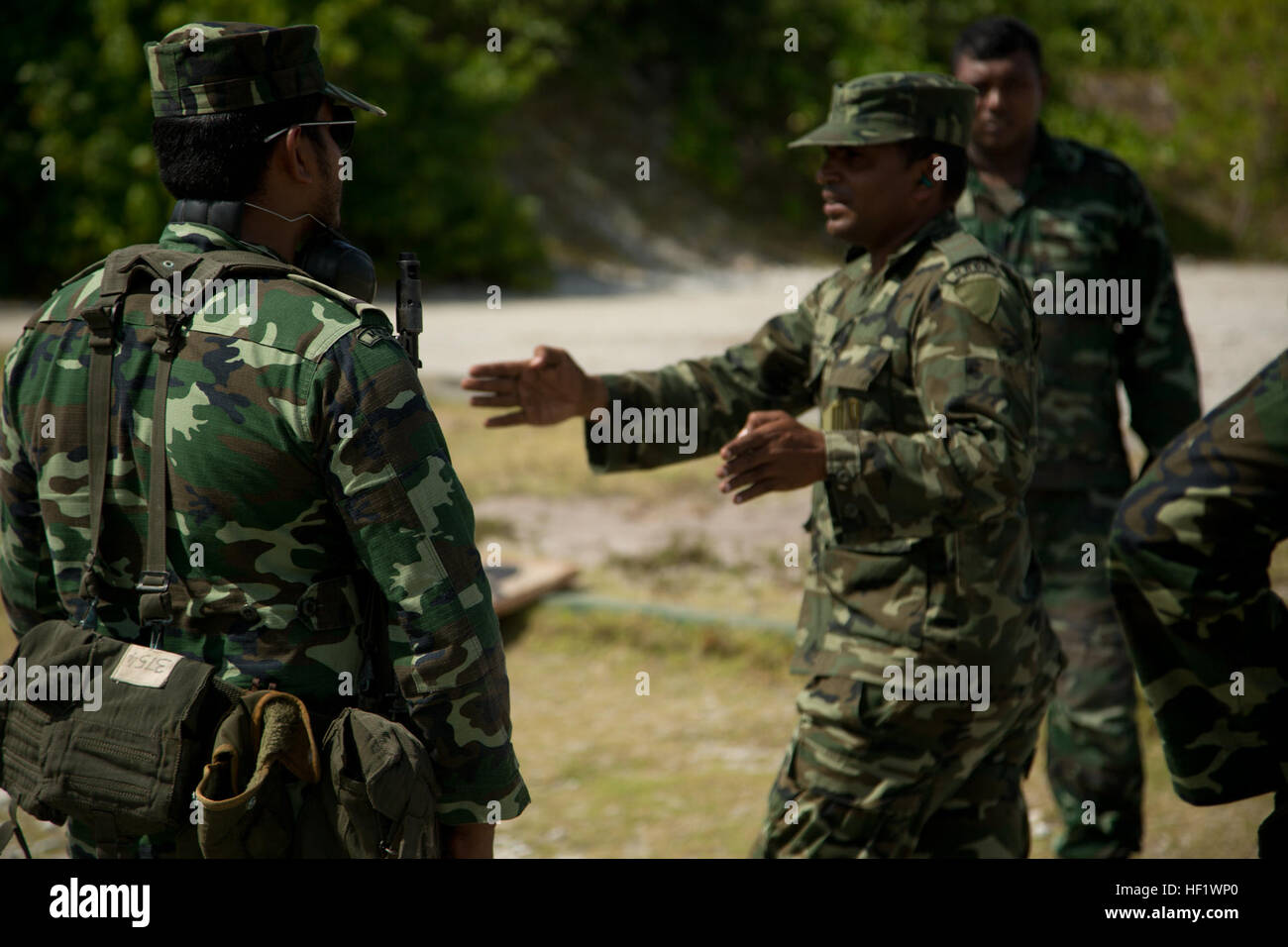 Maldives national defense forces hi-res stock photography and images ...