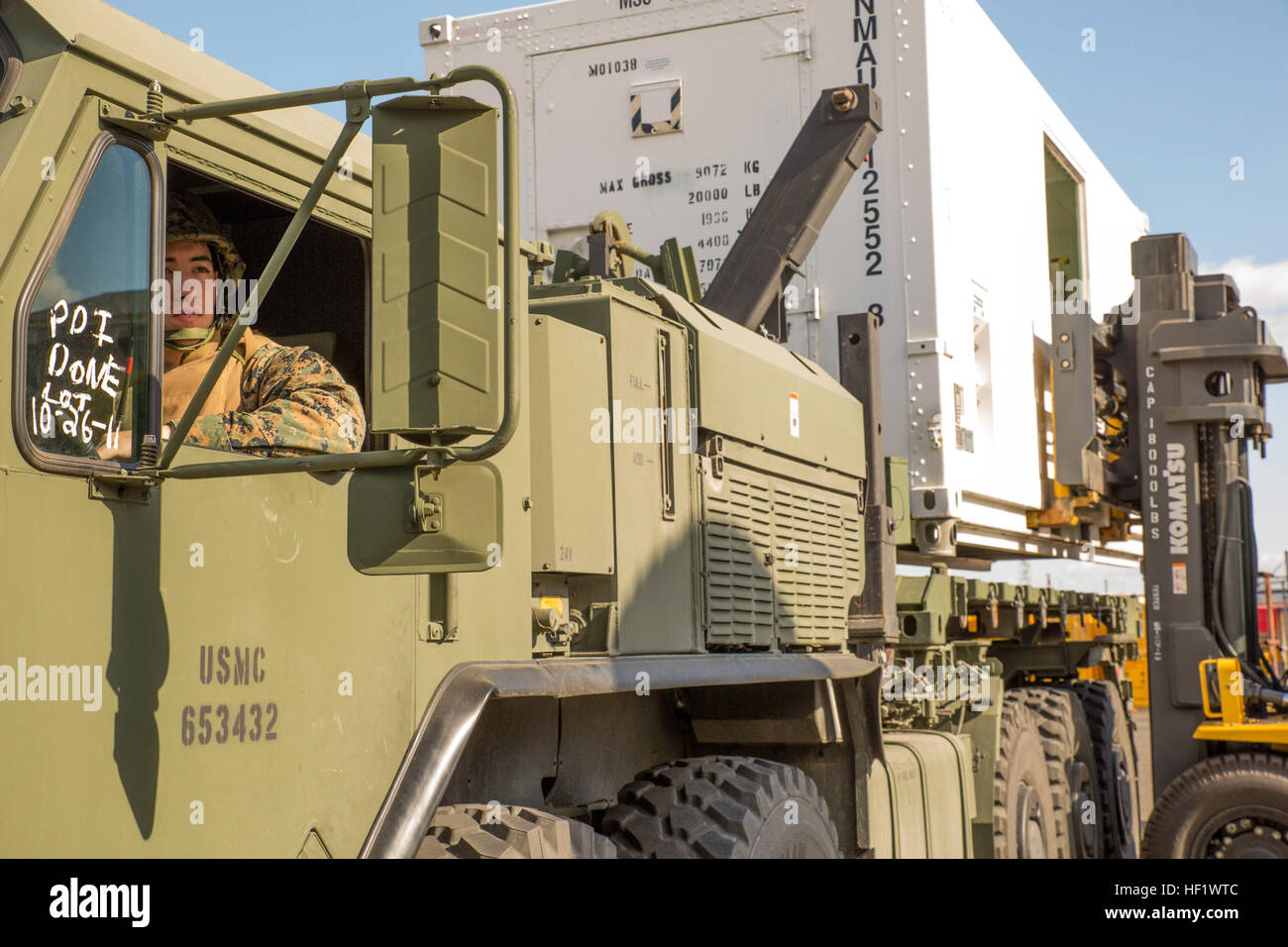 Lance Cpl. Austin Tarter, motor transportation operator with Marine ...