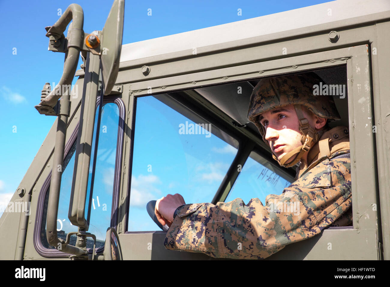Lance Cpl. Austin Boatright, motor transportation operator with Marine ...