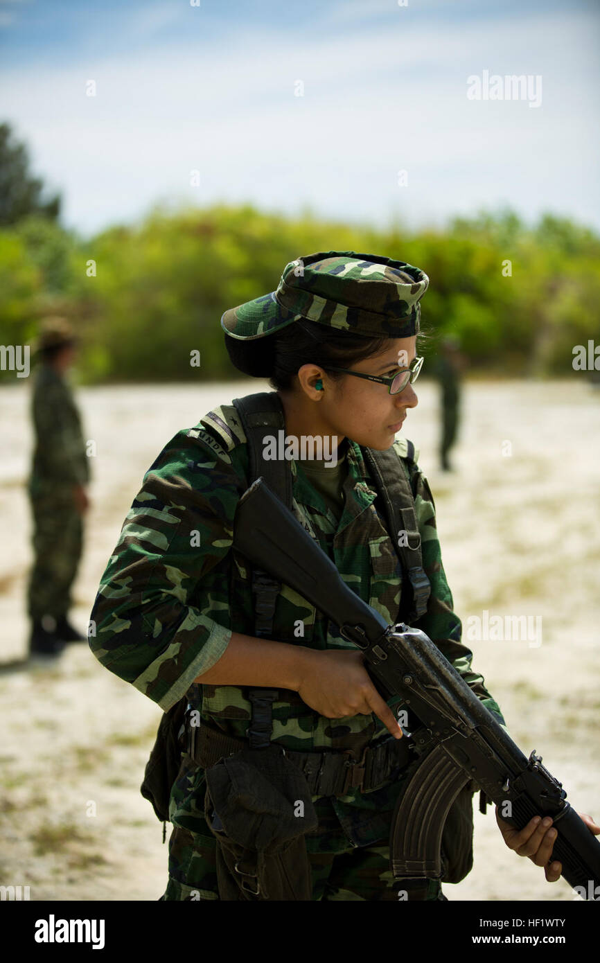 Maldives national defense force hi-res stock photography and images - Alamy