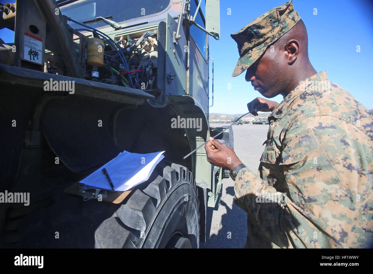 Corporal Moses A. Perkins, a semitrailer refueler operator with General ...