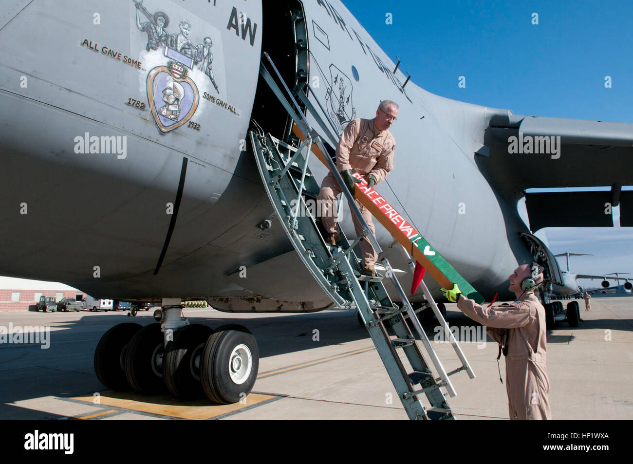 A 167th Airlift Wing crew transported the first documented Peace Pole ...