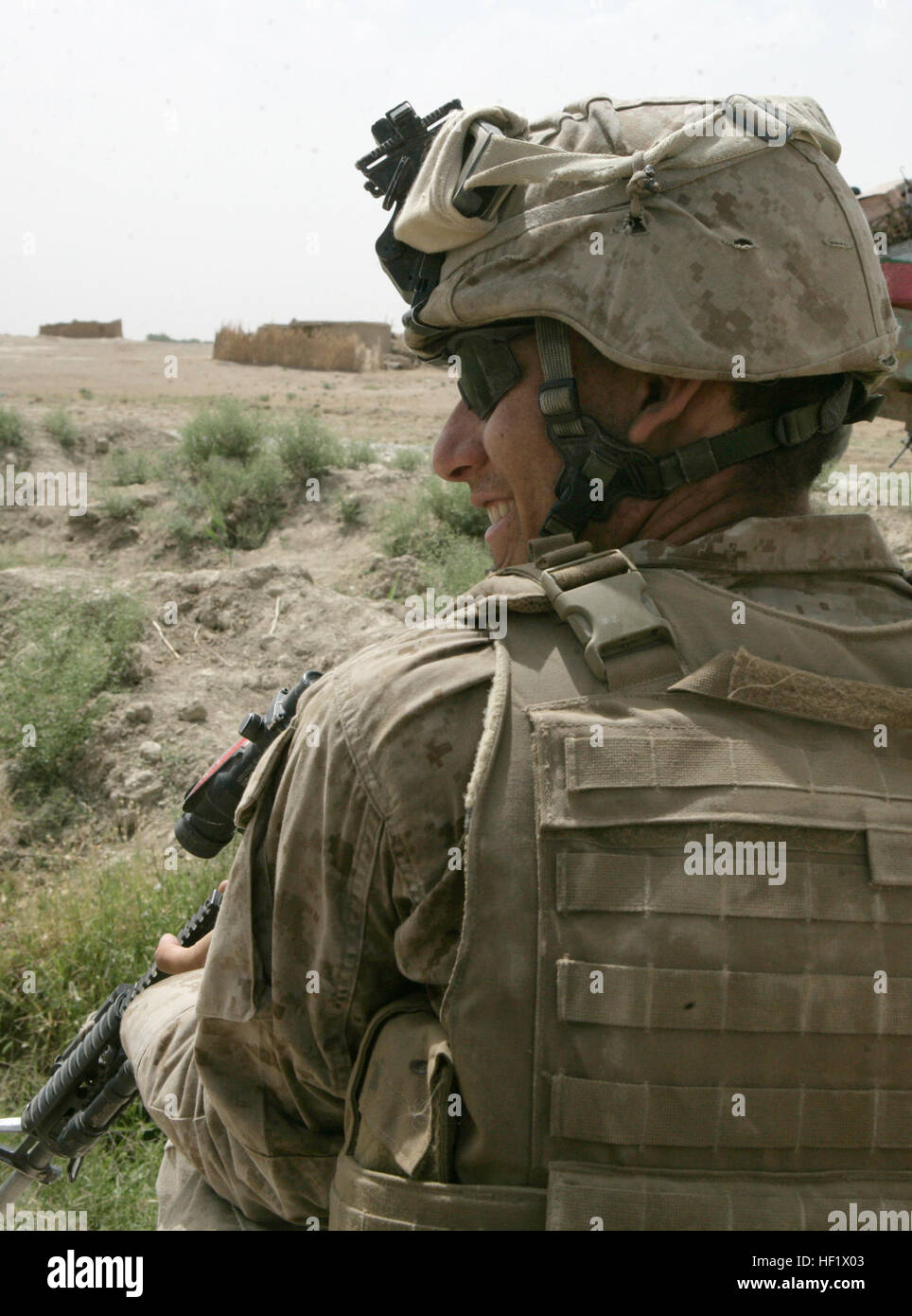 Marines with Bravo Company, 1st Battalion, 6th Marine Regiment, 24th ...