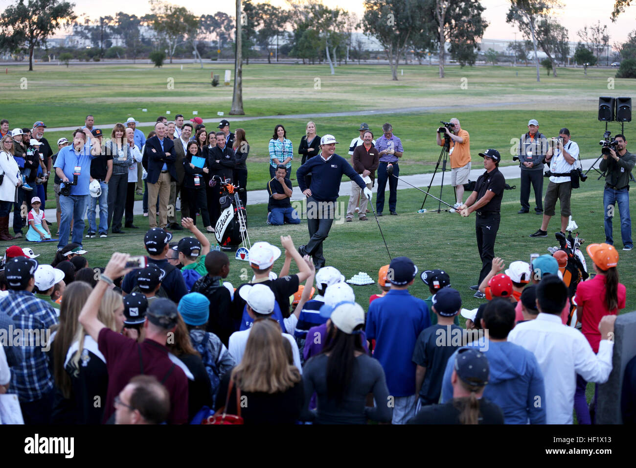 Charley Hoffman (left) and Rickie Fowler (right), Professional Golfers ...