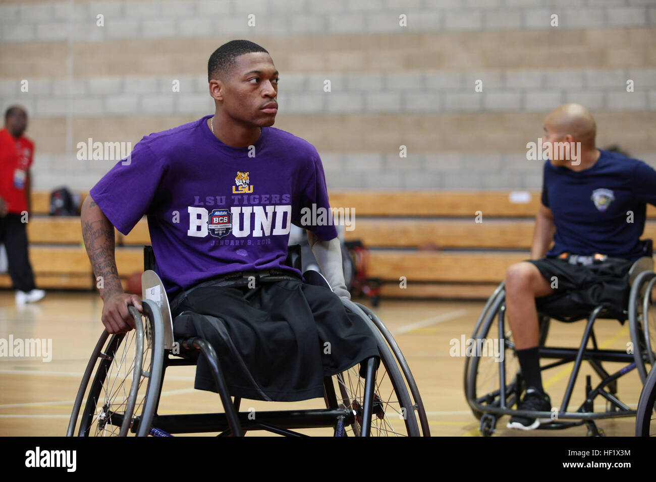 Cpl. Anthony McDaniel, from Pascagoula, Miss., has his eyes locked on ...