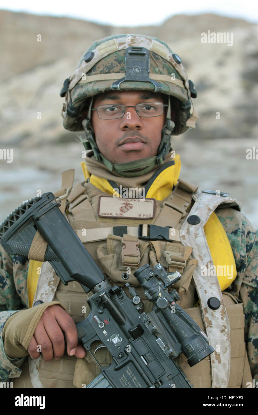 Lance Cpl. Alexander M. Omar, amphibious assault vehicle crewman, 3rd ...