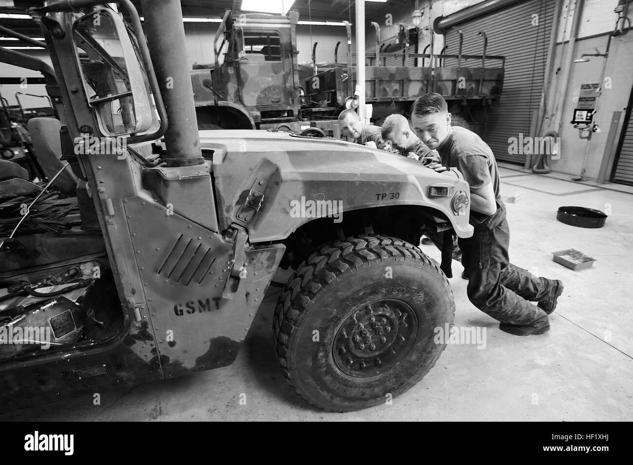 Marines field training company Black and White Stock Photos & Images ...
