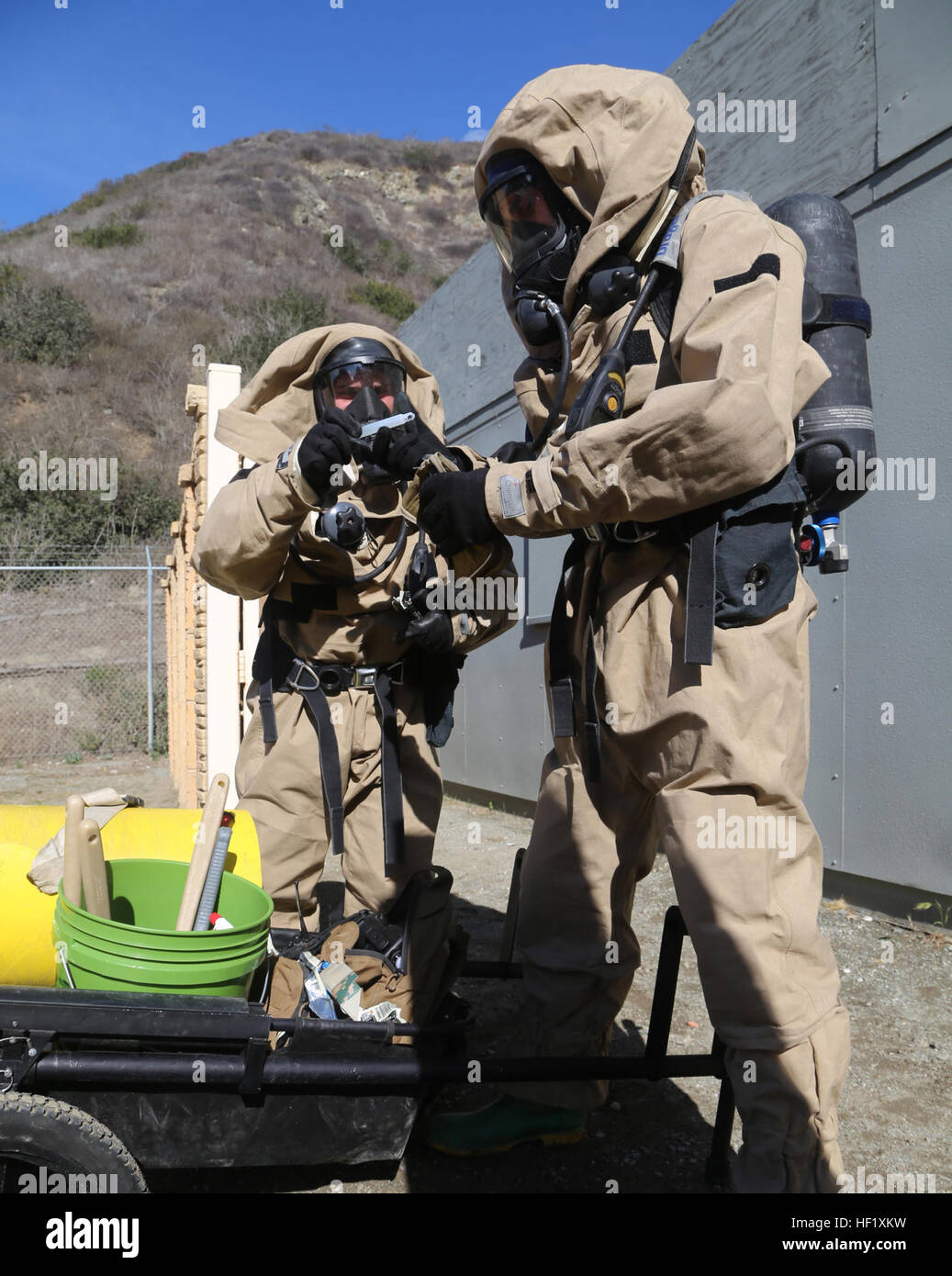 Sgt. Jeffrey Fahrenbach and Lance Cpl. Matthew Streitenberger, Chemical ...