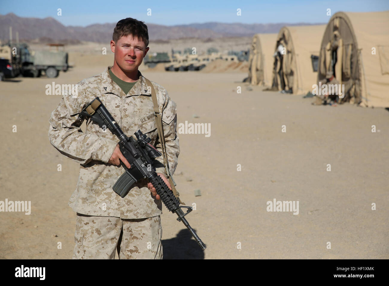 Lance Cpl. Jordan Cook, fire team leader, Bravo Company, 1st Battalion ...