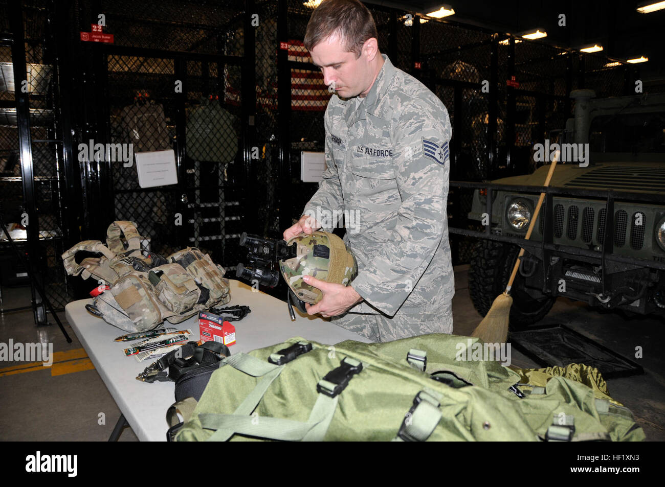U.S. Air Force Staff Sgt. Karl Ackerman, 113th Air Support Operation ...