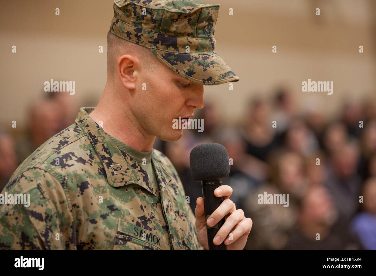 U.S. Marine Corps Capt. Terence C. Sawick, company commander, Fox ...