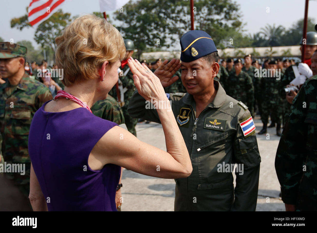 Kristie Kenney The U S Ambassador To The Kingdom Of Thailand Salutes
