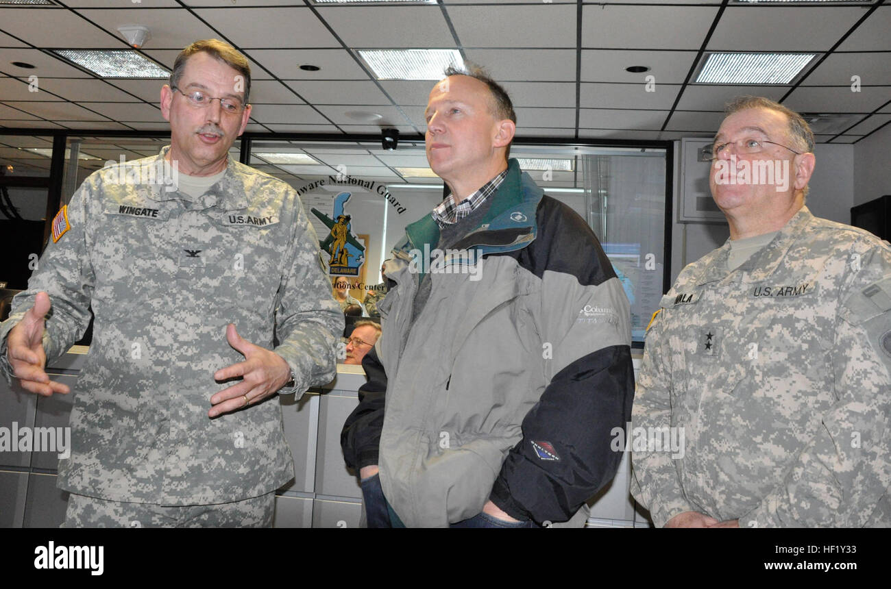 Col. Dallas Wingate, Delaware National Guard, director of Military ...