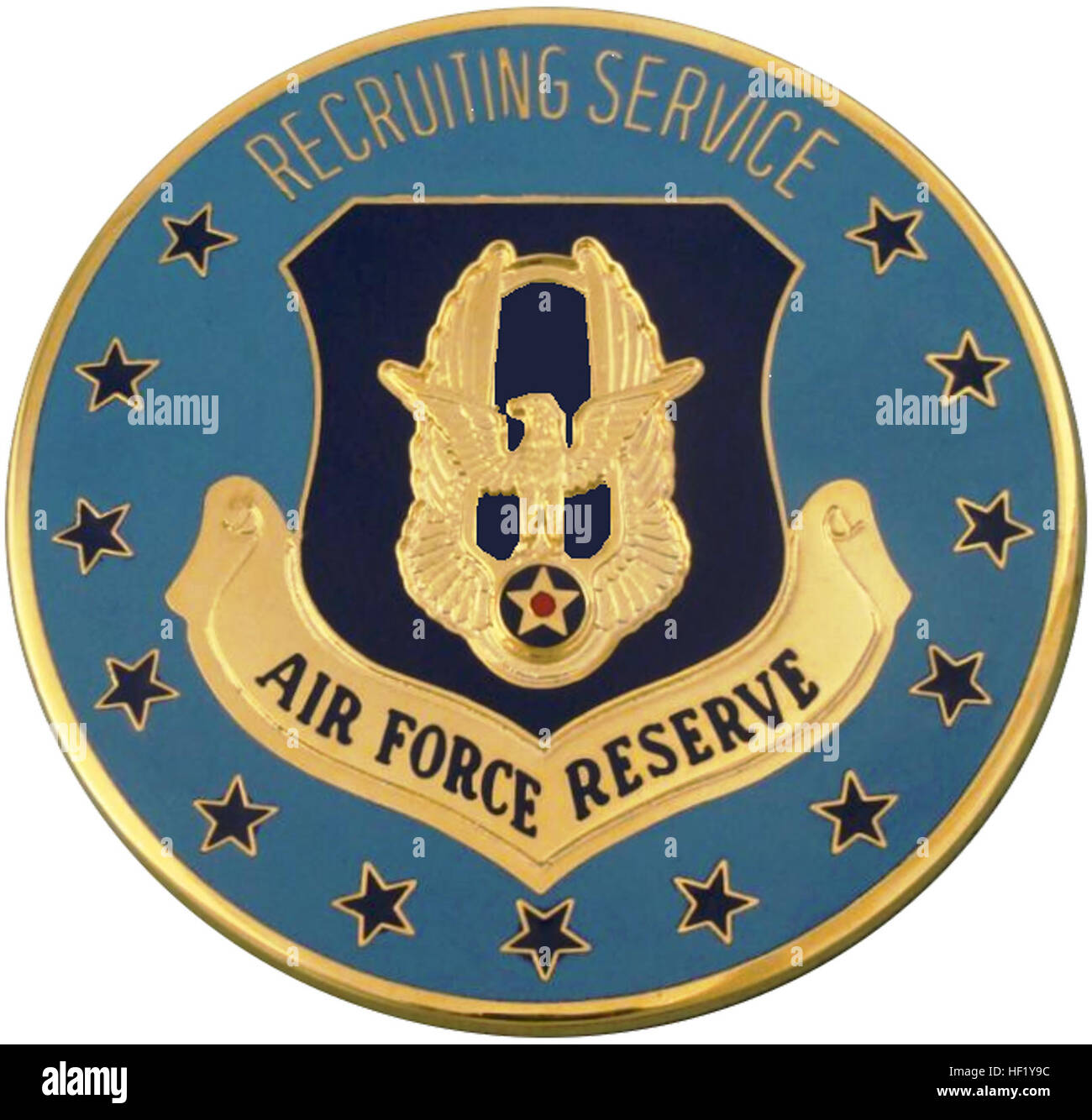 USAFRC Recruiting Service Badge Stock Photo - Alamy