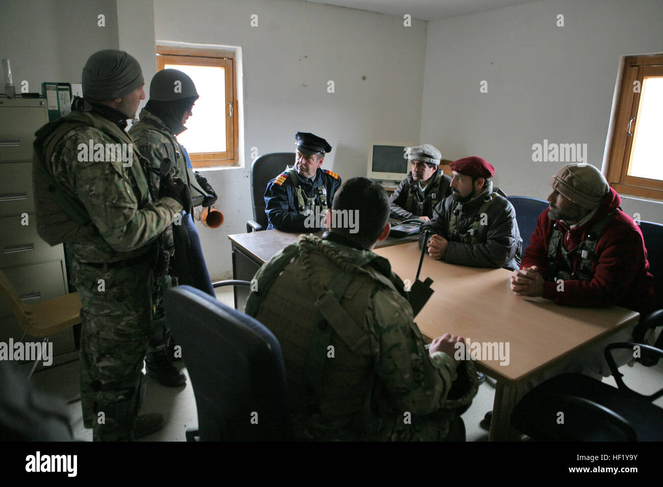 Republic of Georgia troops with Alpha Company, Special Mountain ...