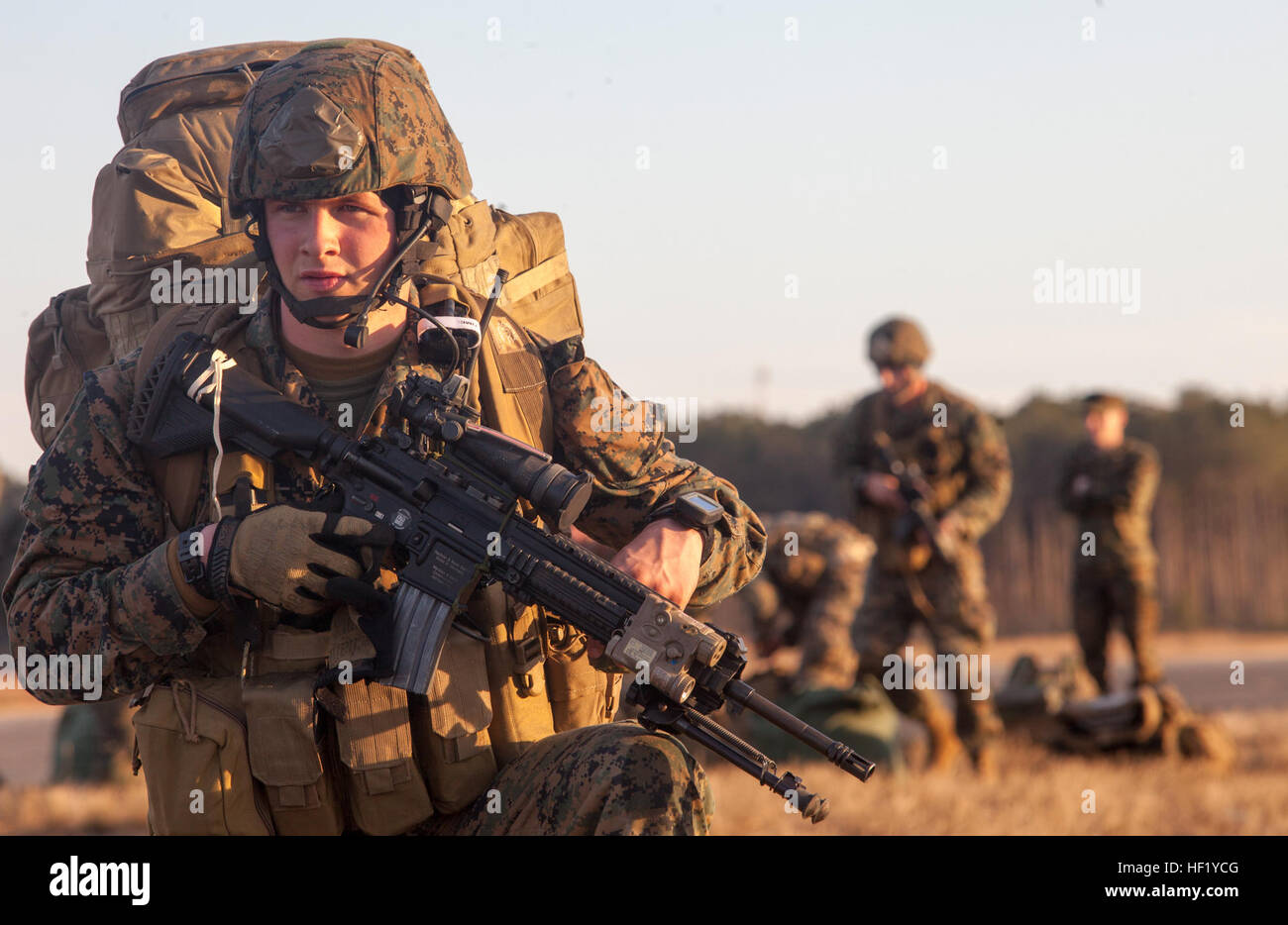 Corporal Conner Reese, a reconnaissance man with Force Company, 2nd ...