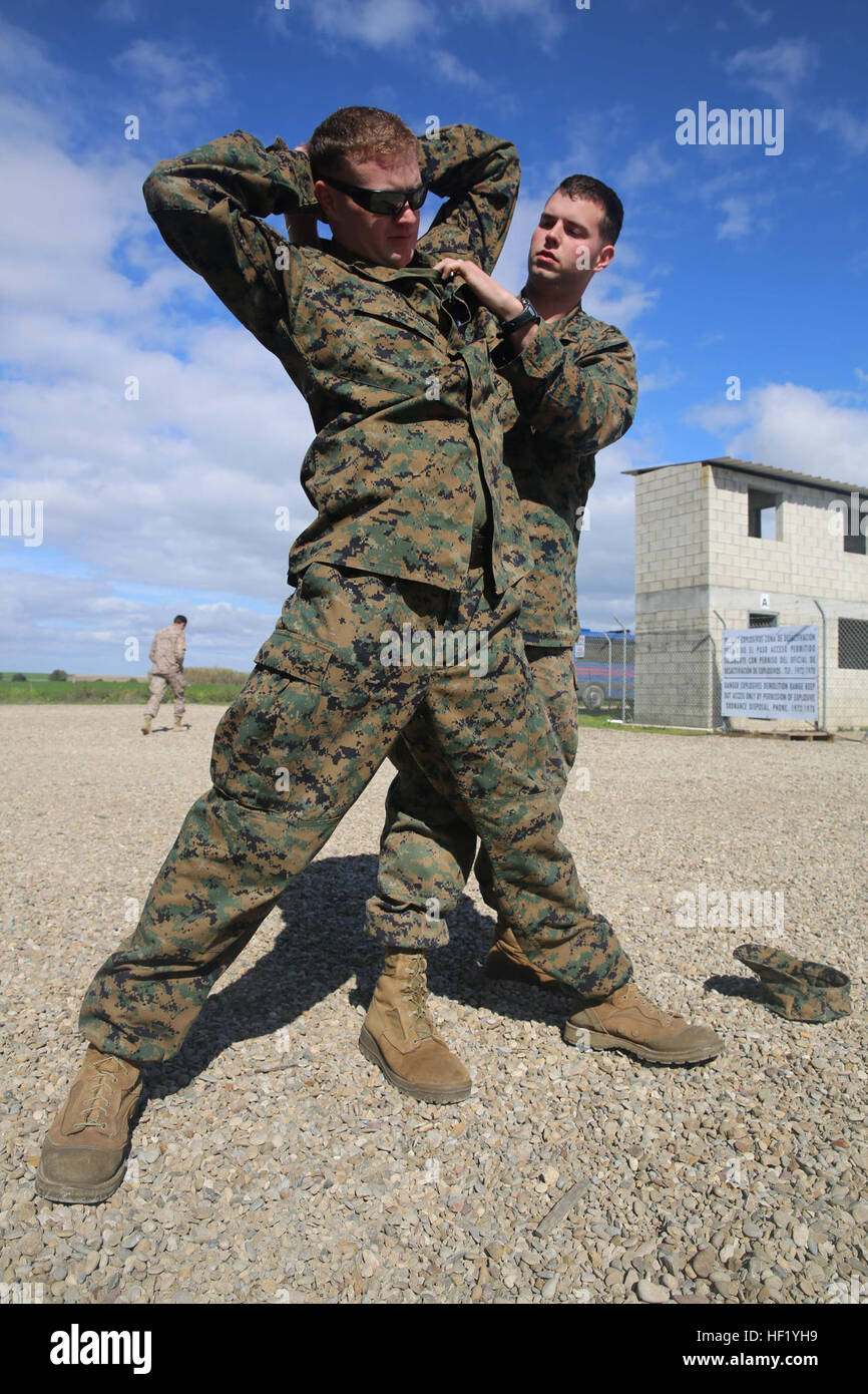 U.S. Marine Corps Cpl. Luke Compton, 22nd Marine Expeditionary Unit ...