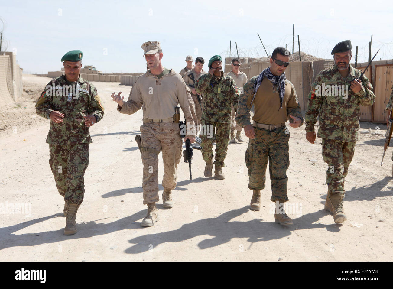 Afghan National Army Soldiers with 2nd Brigade, 215th Corps, and ...