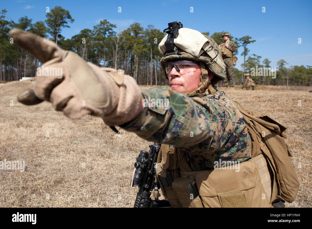 U.S. Marine Corps Cpl. Dylan Bareskahler, squad leader, 2nd Battalion ...