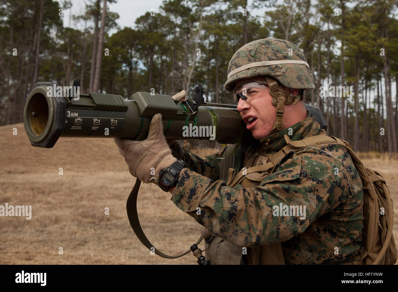 U.S. Marine Corps Lance Cpl. James Culler, rifleman, 2nd Battalion, 8th ...