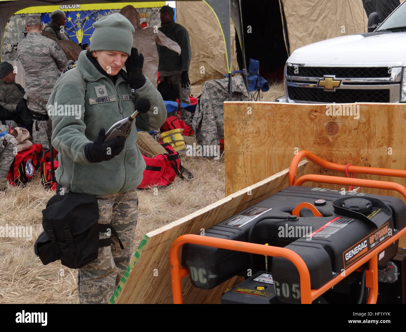 U.S. Air Force Master Sgt. Rhonda Howell assigned to the 181st ...
