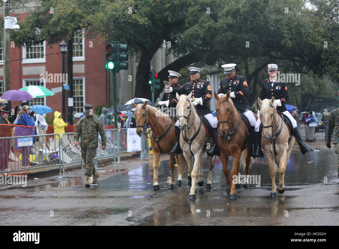 The Marine Corps Mounted Color Guard, Stationed on Marine Corps ...