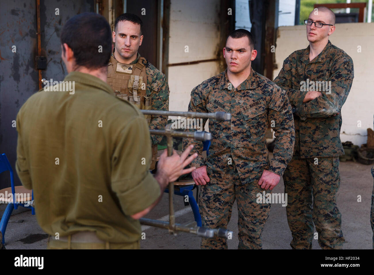 An Israel Defense Forces (IDF) soldier explains the different methods ...