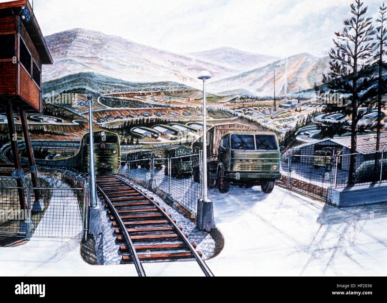 Soviet military train hi-res stock photography and images - Alamy