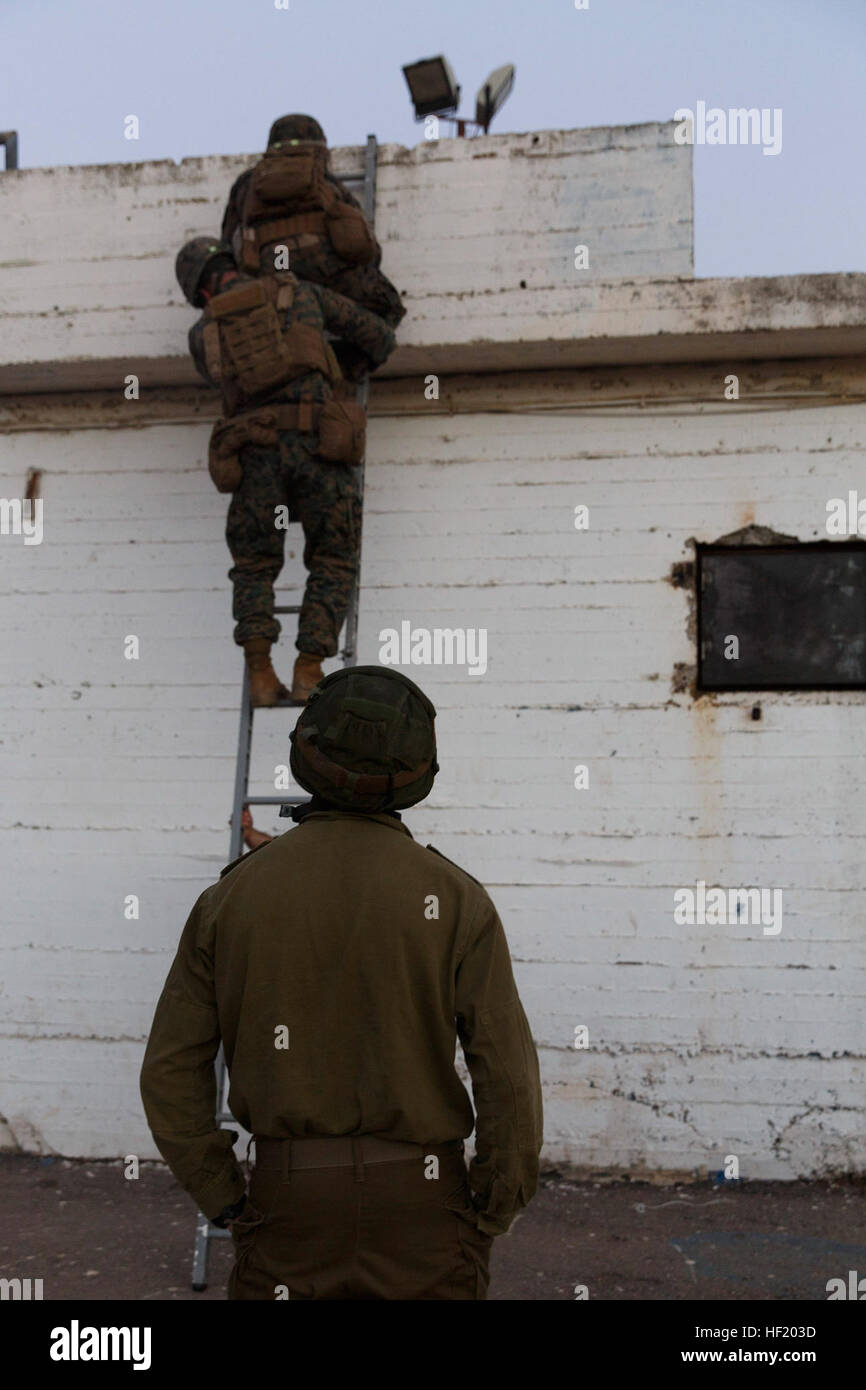 U.S. Marines with Battalion Landing Team 1st Battalion, 6th Marine ...