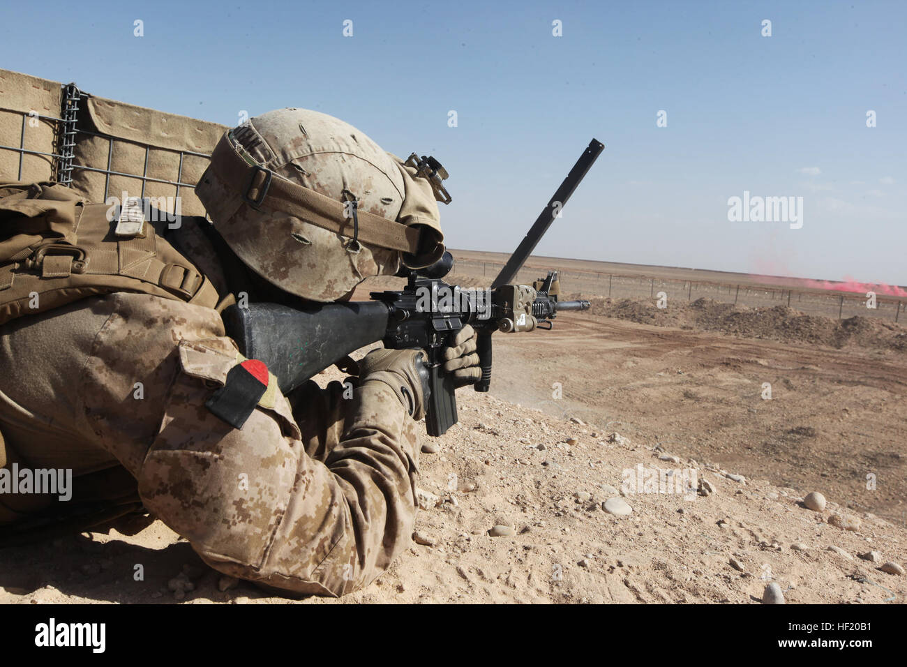 An infantry Marine with Charlie Company, 1st Battalion, 9th Marine ...