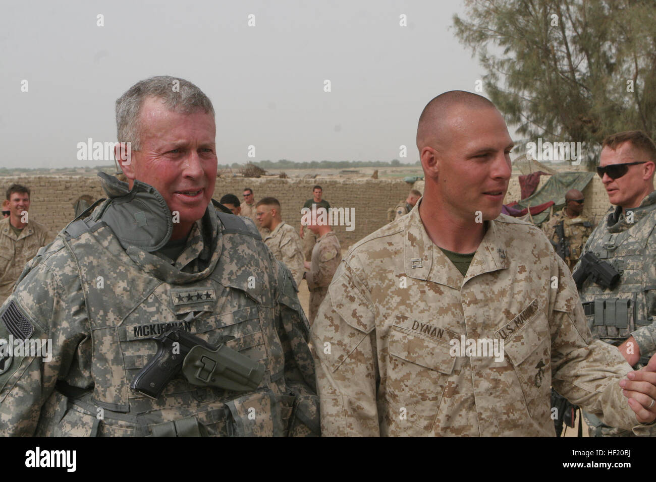 Gen David D. McKiernan visited Marines in Garmsir six days after ...
