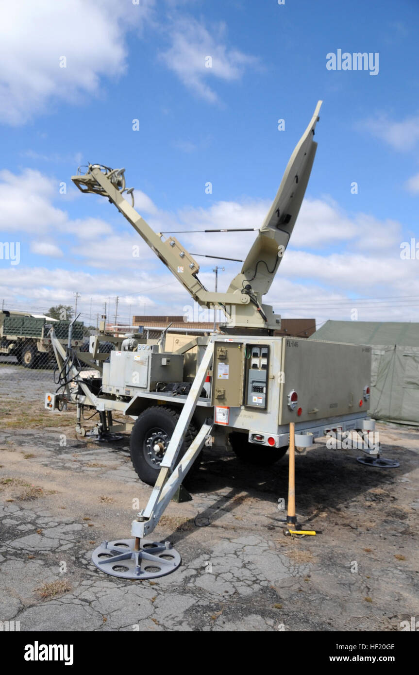 Task Force 46 soldiers use Satellite Transportable Terminals to ...