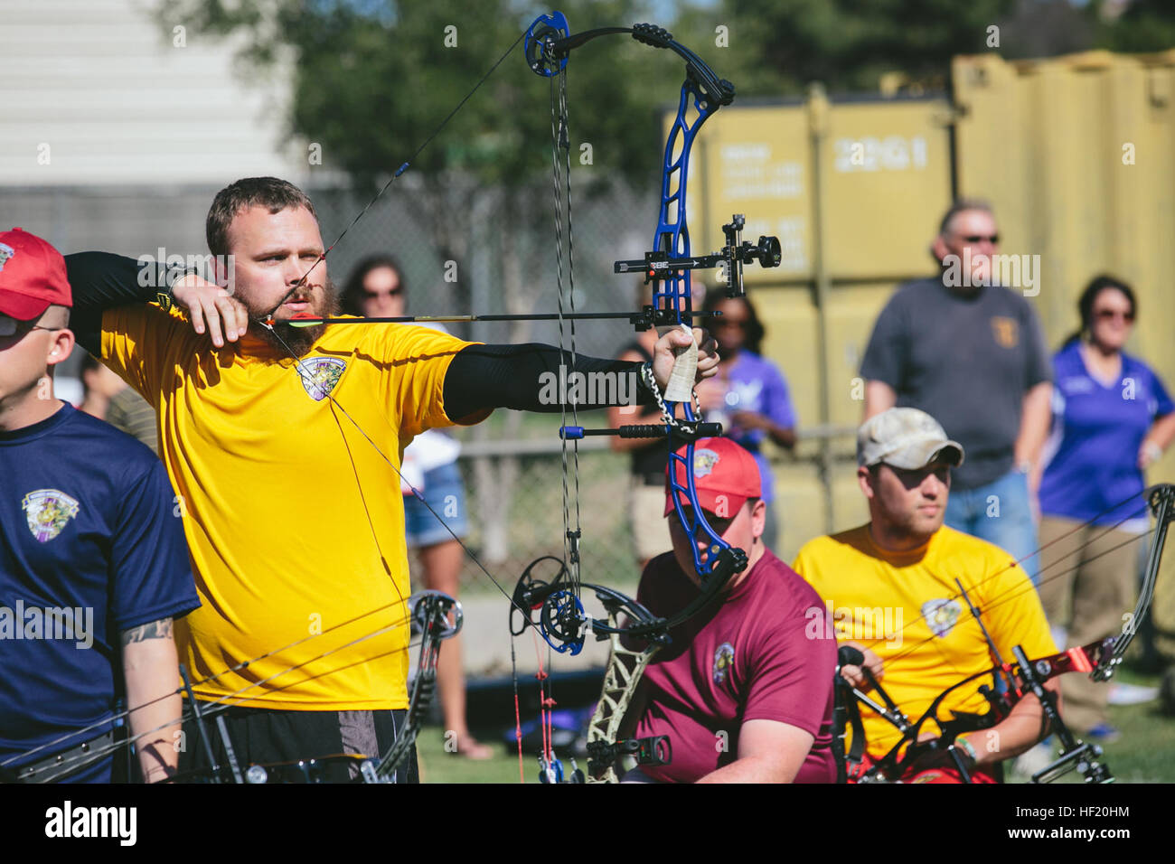 Sgt. Clayton McDaniel competes in the Compound Bow competition in ...