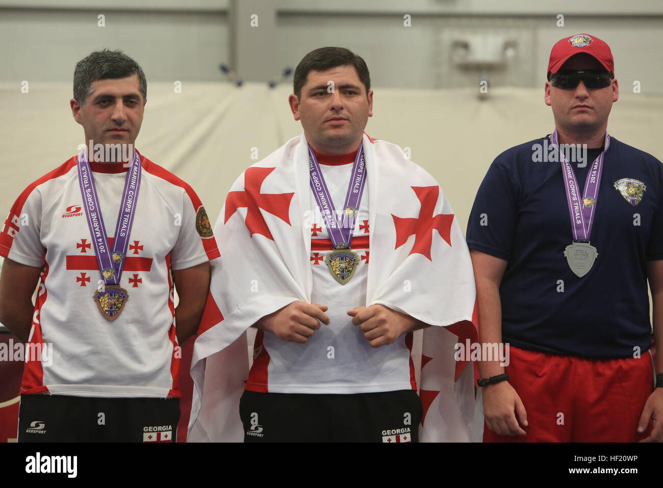 Pfc. Giorgi Kotchuashvili, 29, from the Republic of Georgia, (left ...