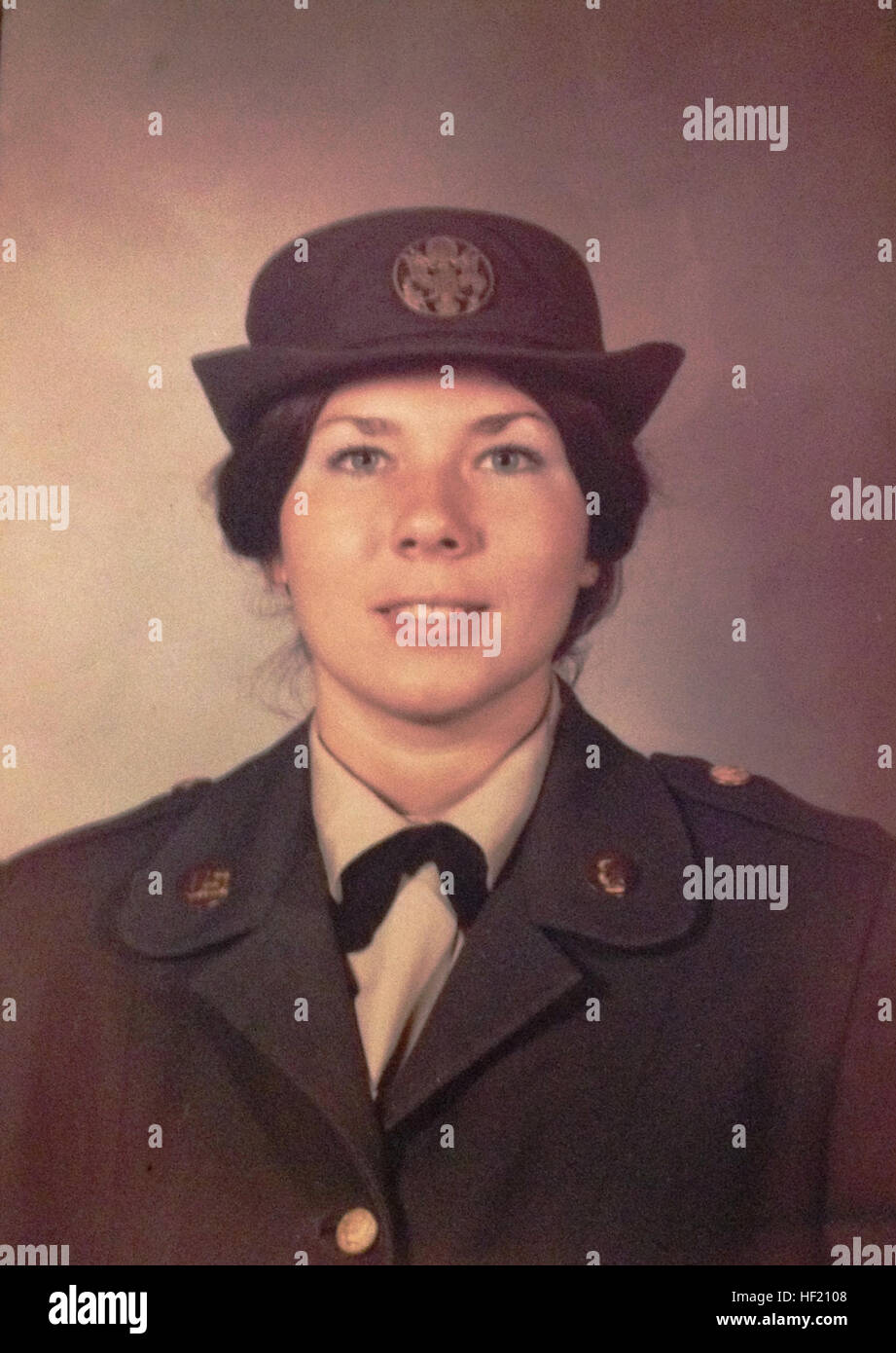 Retired Master Sgt. Ann Kalreider's basic training photo featuring the ...