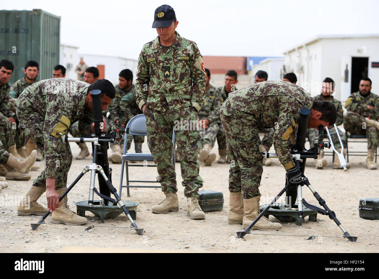 Afghan National Army (ANA) Sgt. Barat Mohammad, assigned to Afghanistan ...