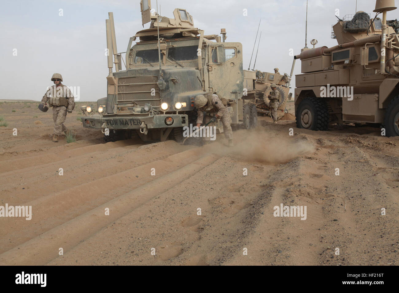 Marines with a Quick Reaction Force team from Combat Logistics ...
