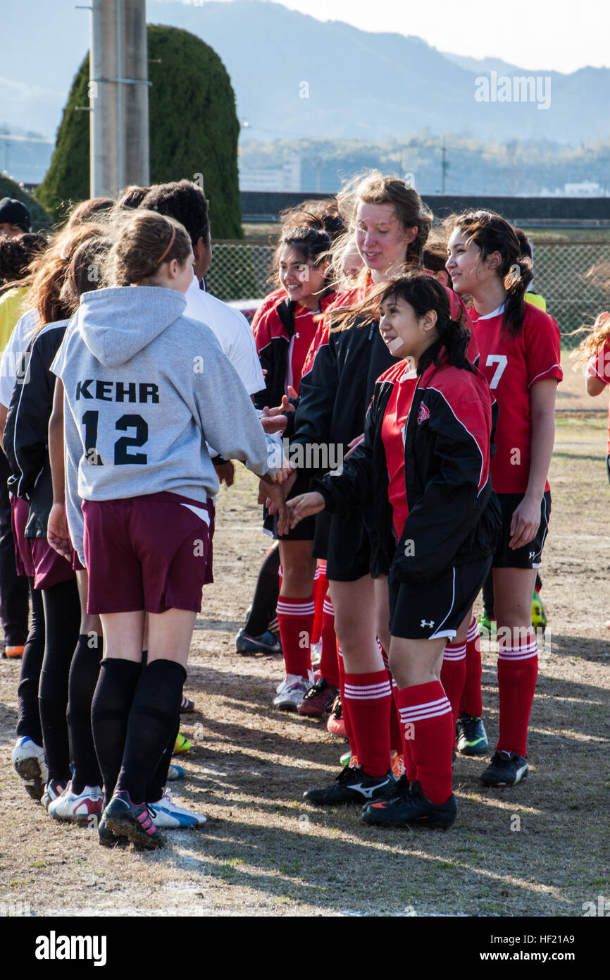 Matthew C. Perry High School Lady Samurai soccer team memberrs and E. J ...