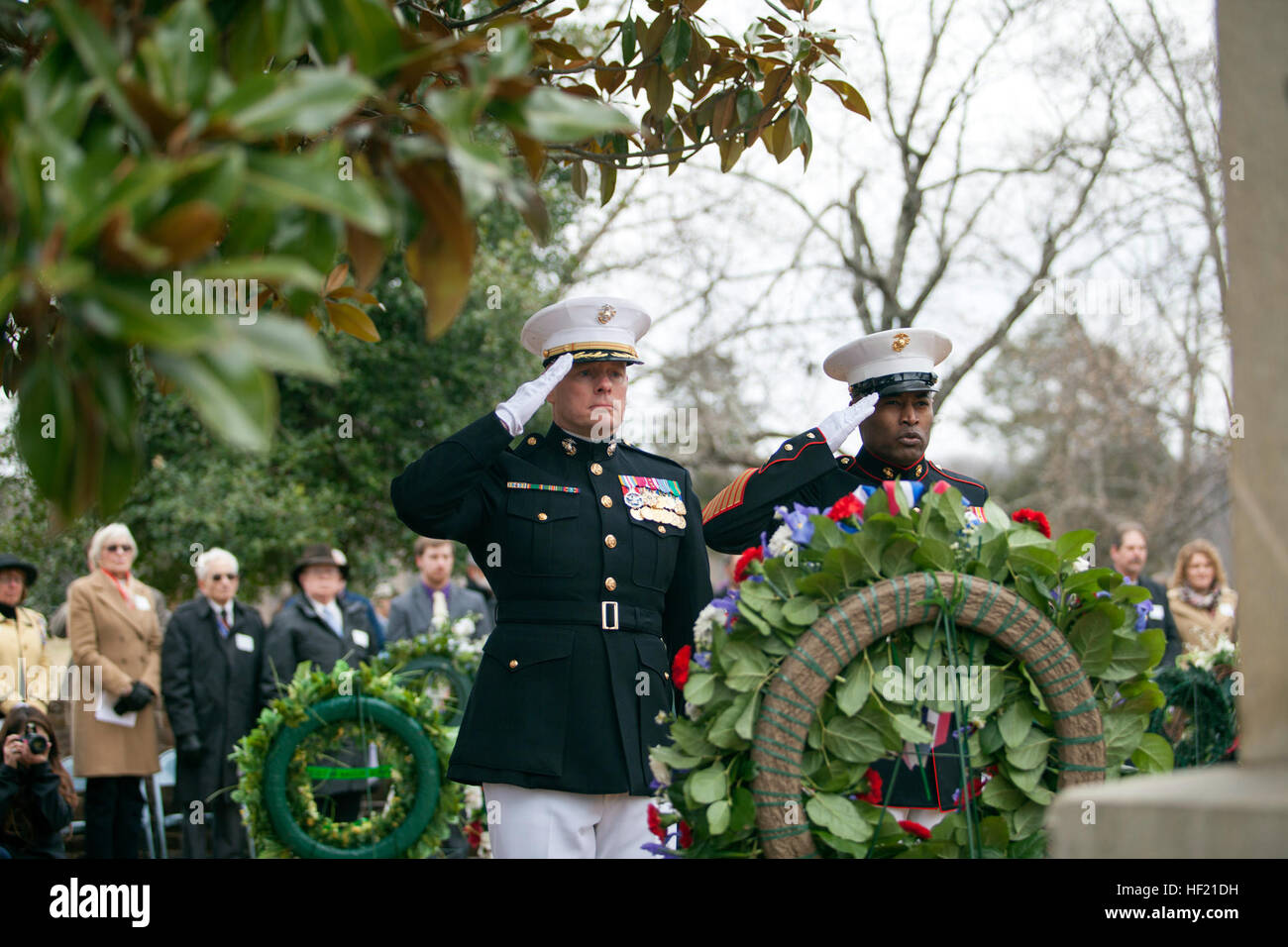 U.S. Marine Corps Col. David Maxwell, base commander, Marine Corps Base ...