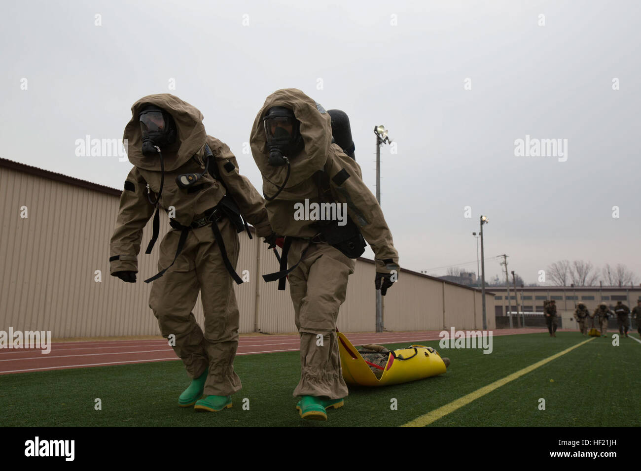 U.S. Marines with Chemical Biological Radiological Nuclear (CBRN ...